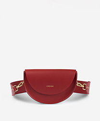 Moon saddle bag rosso | Loro Oro